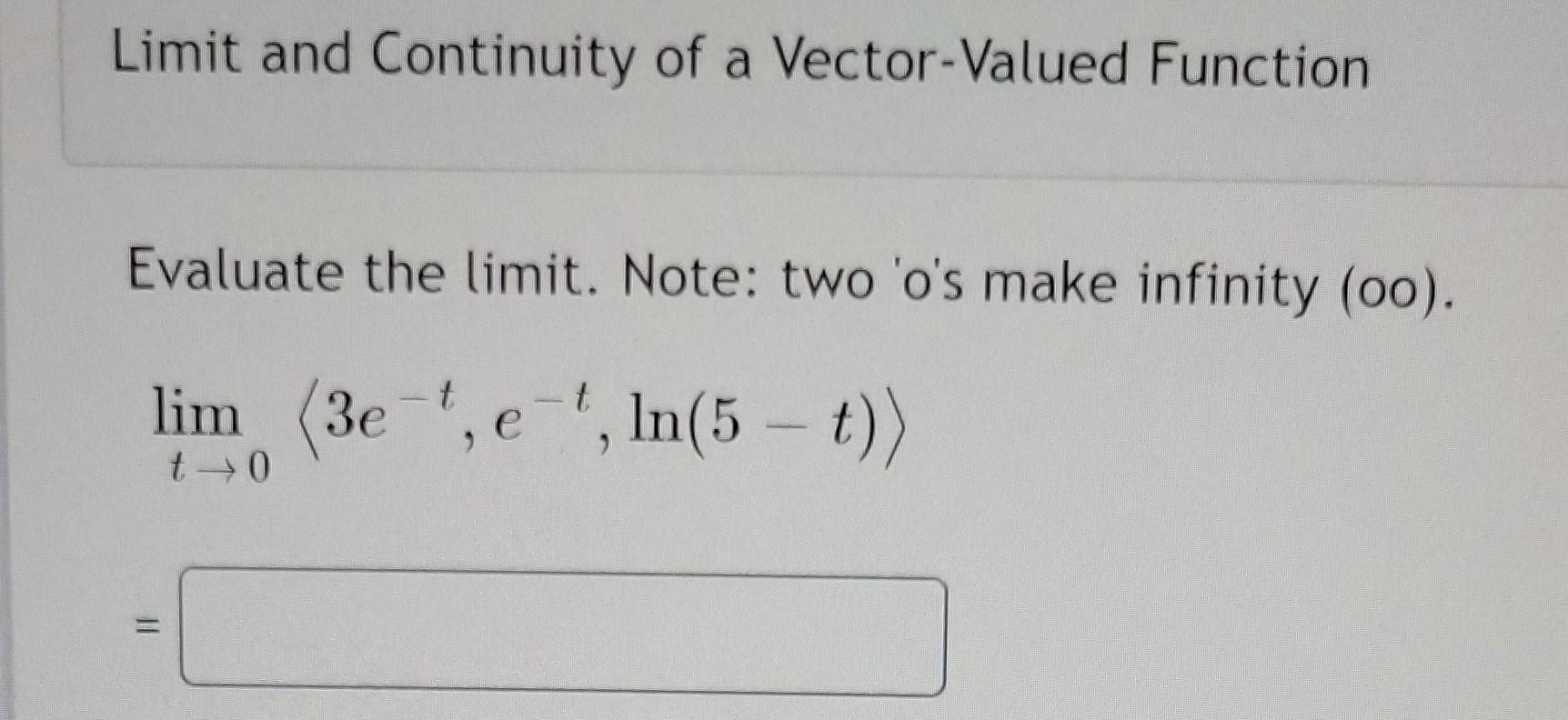 Solved Perform Calculations With Vector-Valued Functions. If | Chegg.com
