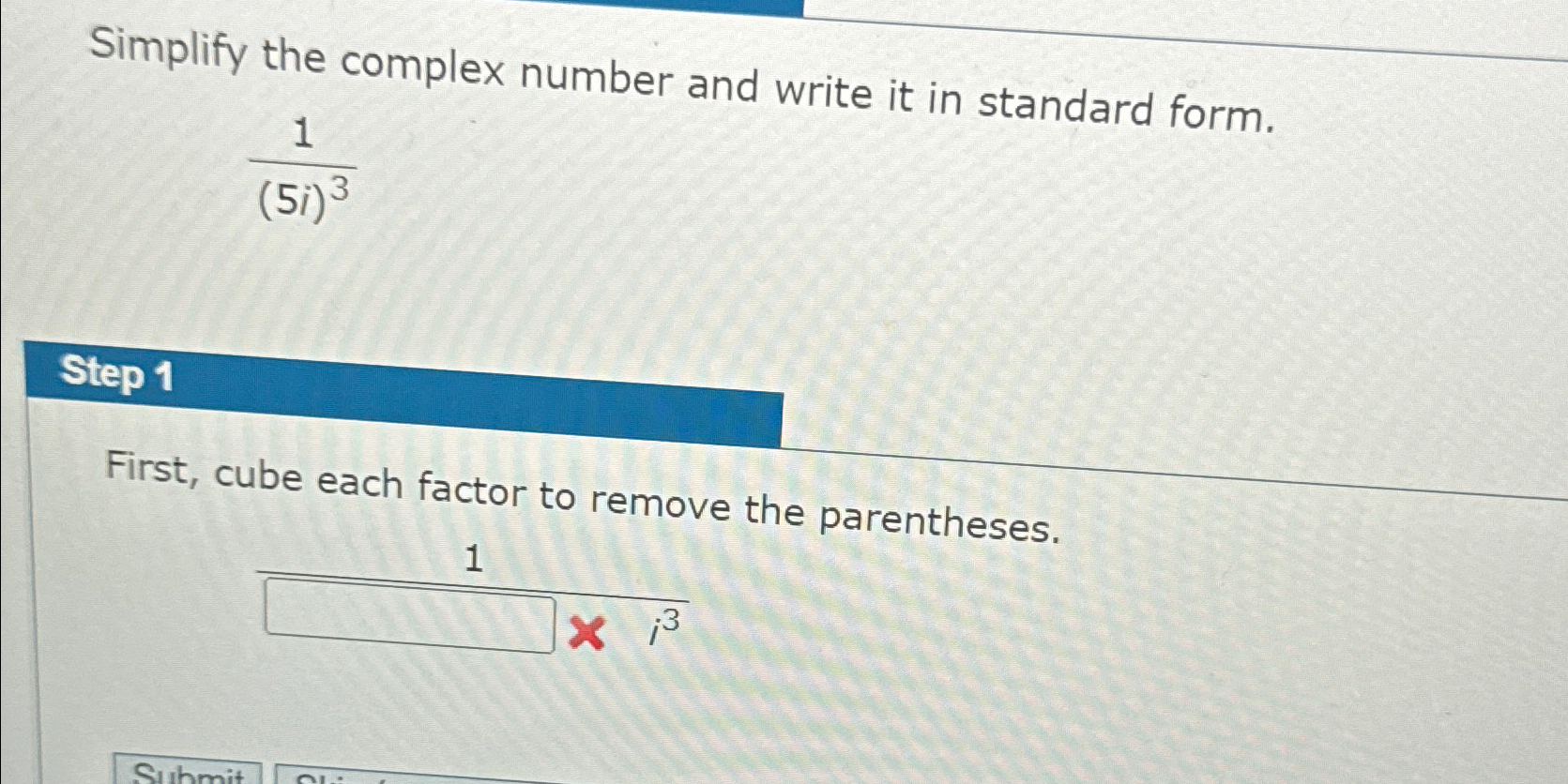 Solved Simplify the complex number and write it in standard | Chegg.com