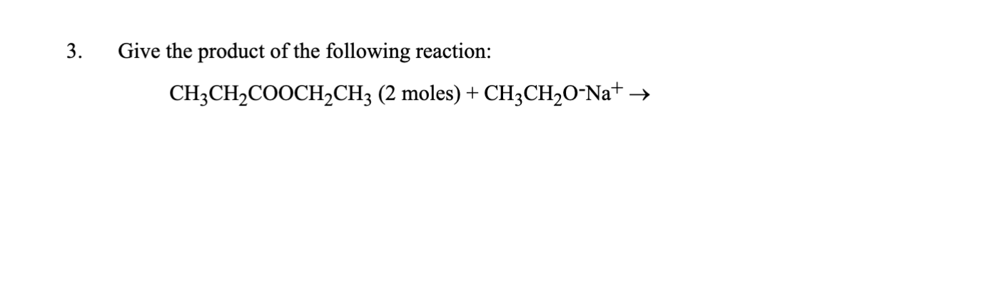 Solved Give the product of the following | Chegg.com