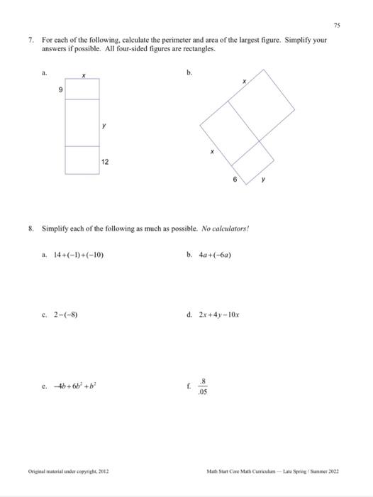 Solved Mixed Practice #5 (Mixed Practice for Math Start | Chegg.com