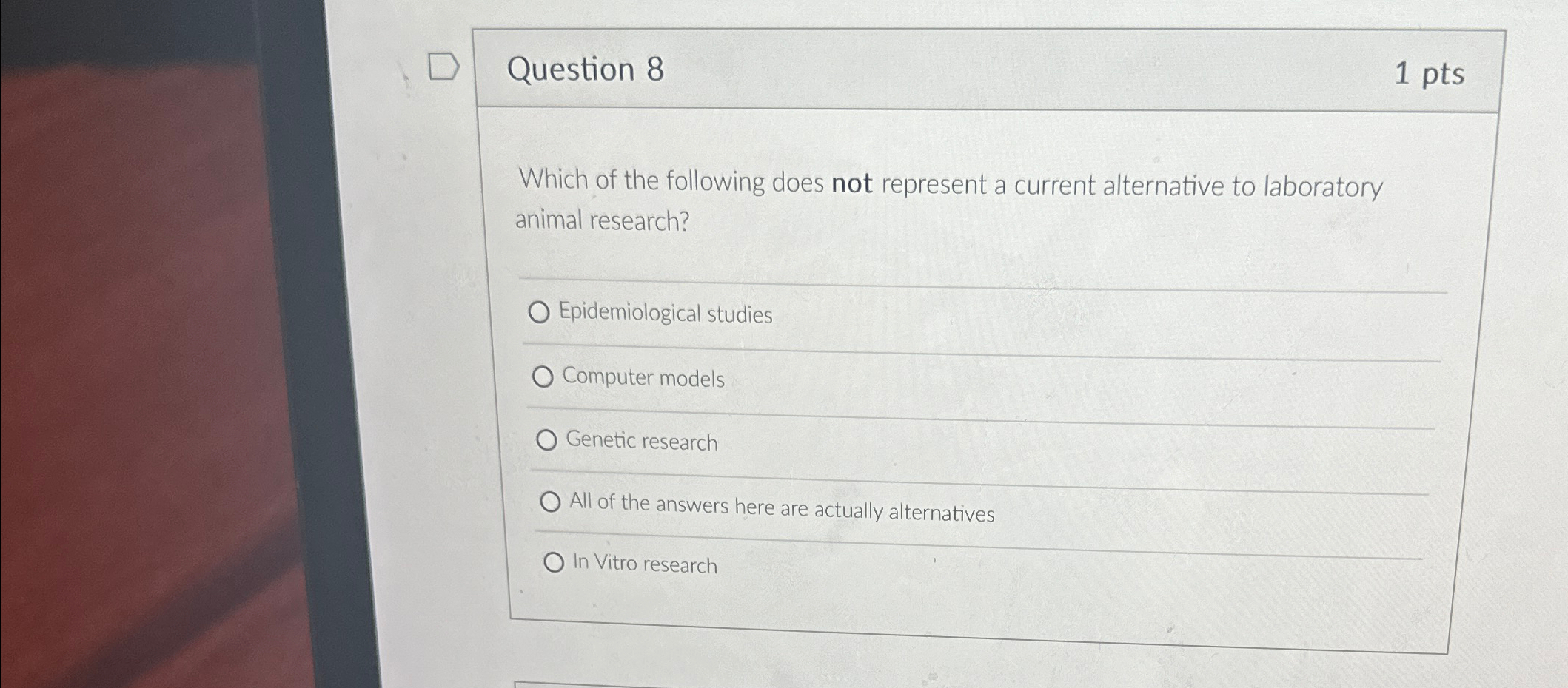Solved Question 81 ﻿ptsWhich of the following does not | Chegg.com