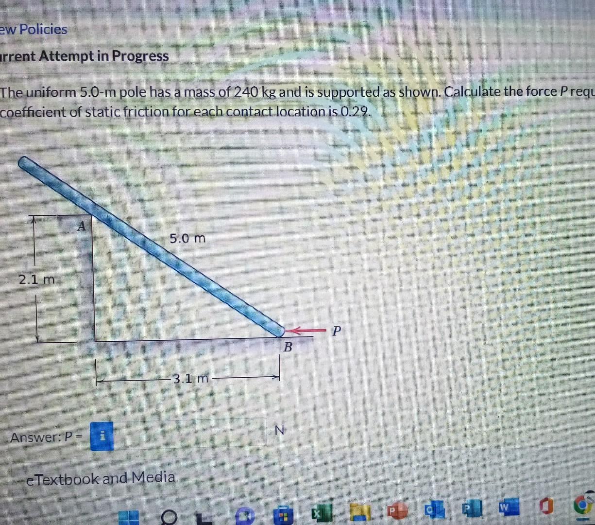 Solved ew Policies rrent Attempt in Progress The uniform | Chegg.com