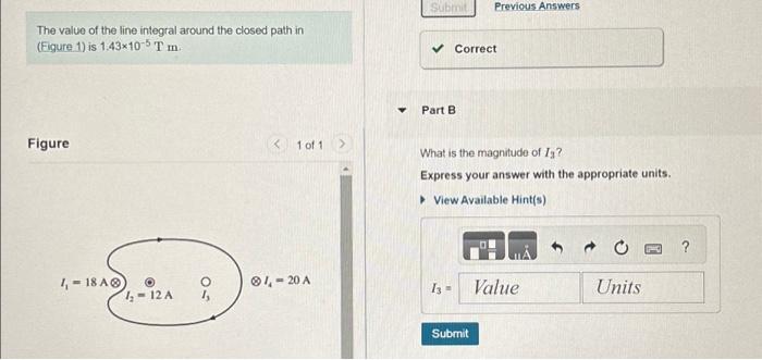 Solved The value of the line integral around the closed path | Chegg.com