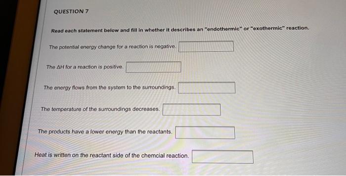 Solved Read each statement below and fill in whether it | Chegg.com