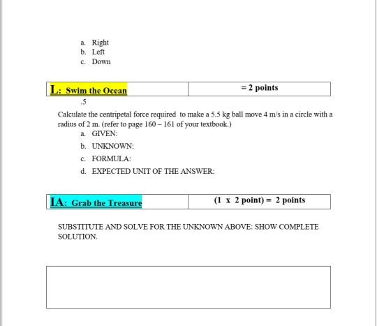 Solved 1. A. MULTIPLE CHOICE- Encircle the right answer. The | Chegg.com