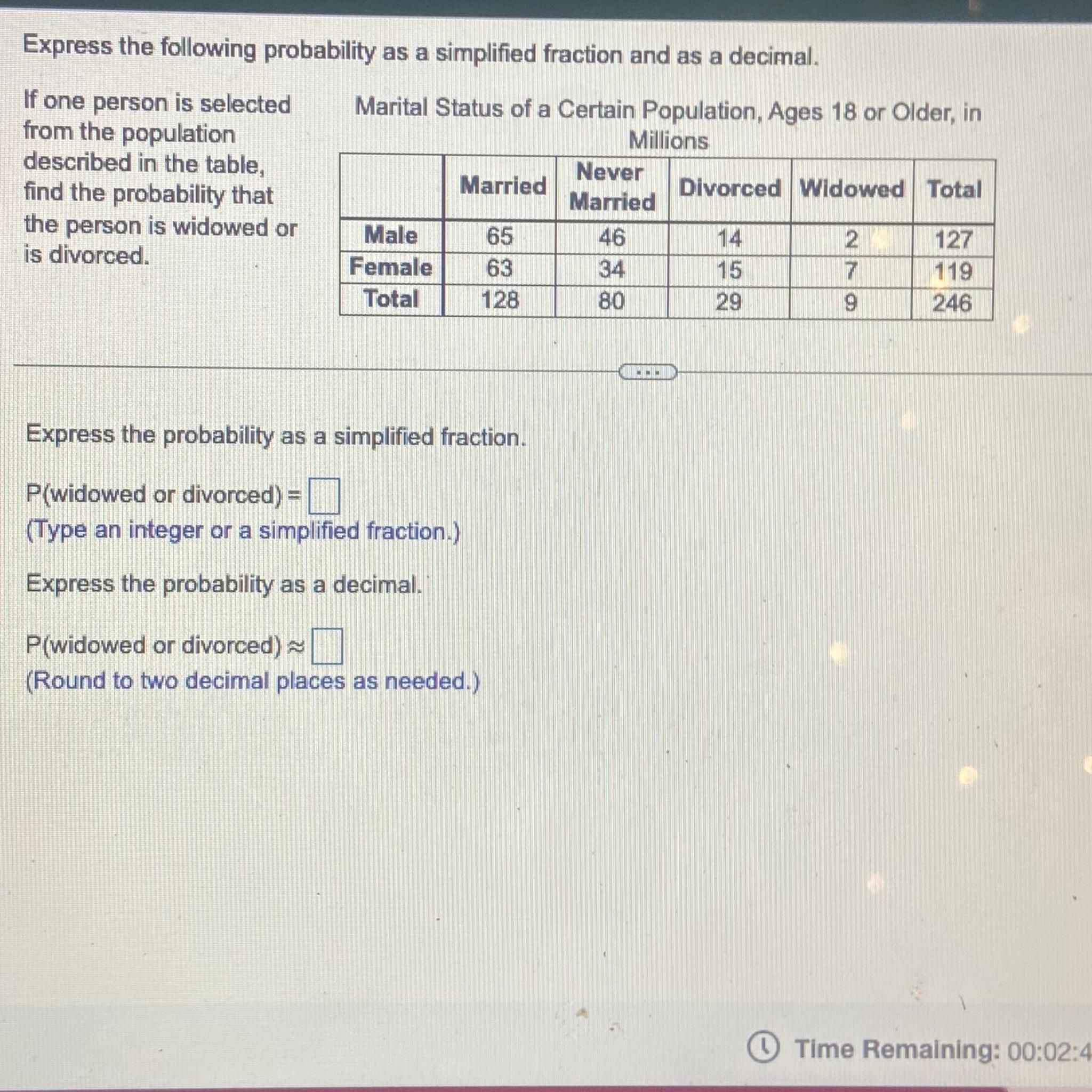 Solved Express the following probability as a simplified | Chegg.com