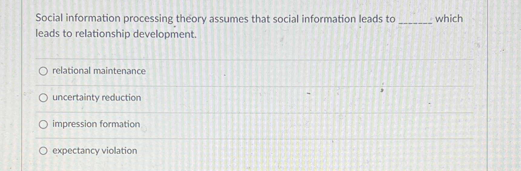 Solved Social information processing theory assumes that | Chegg.com