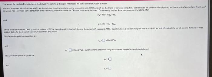 Solved How would tell AMD ultrum in the Solved Probin 13.2 | Chegg.com