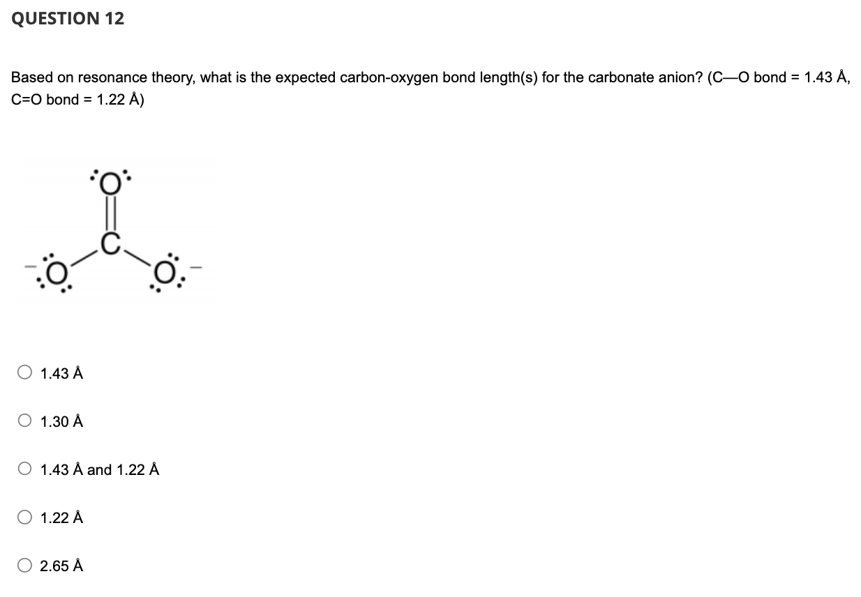 Solved QUESTION 12Based on resonance theory, what is the | Chegg.com