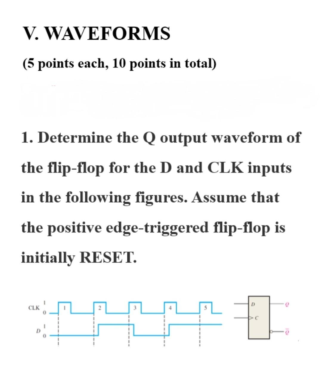Solved (5 points each, 10 points in total) 1. Determine the | Chegg.com