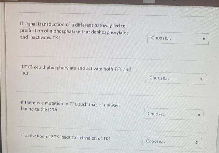 Solved Building onto the example signal transduction pathway | Chegg.com