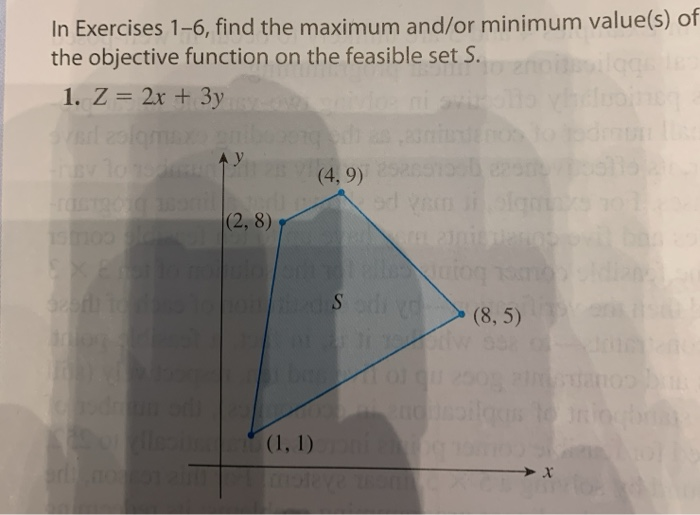 Solved In Exercises 1-6, find the maximum and/or minimum | Chegg.com