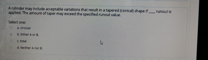 Solved A cylinder may include acceptable variations that | Chegg.com