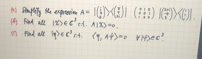 Solved B) simplify the expresion A = 1 ()>(:)) (86?) ')>