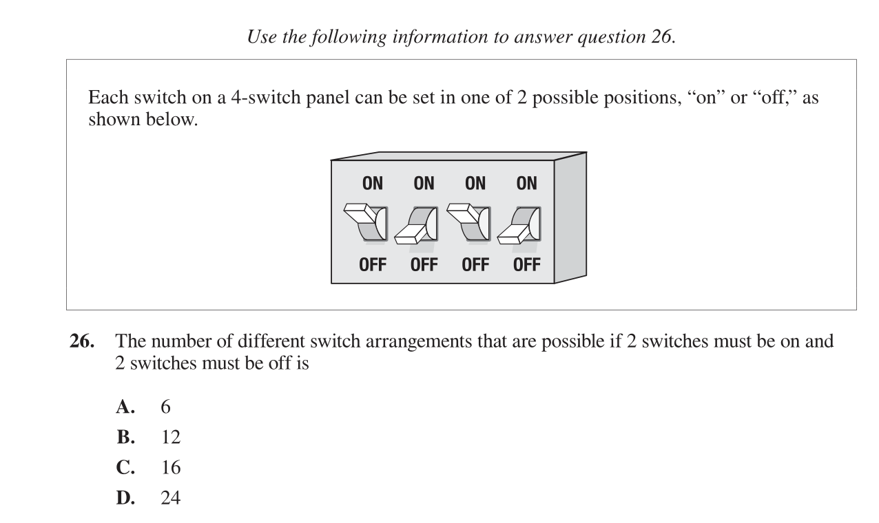 Solved Each switch on a 4-switch panel can be set in one of | Chegg.com