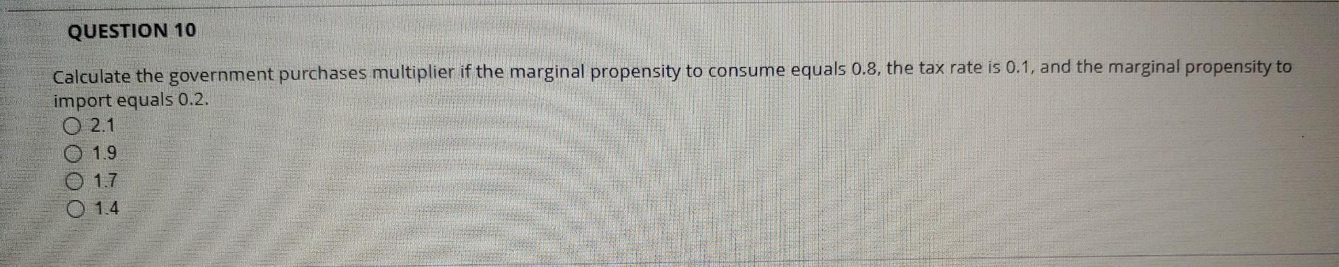 Solved Calculate the government purchases multiplier if the | Chegg.com