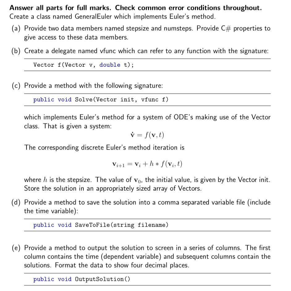 Solved Answer all parts for full marks. Check common error | Chegg.com