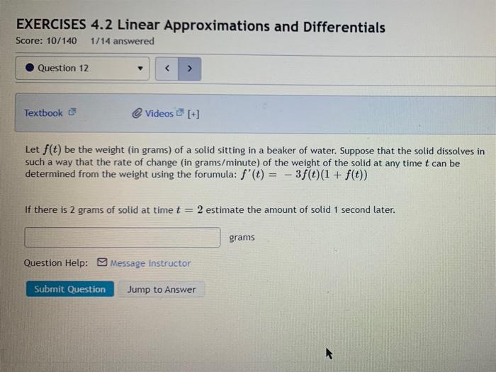 Solved EXERCISES 4.2 Linear Approximations and Differentials | Chegg.com