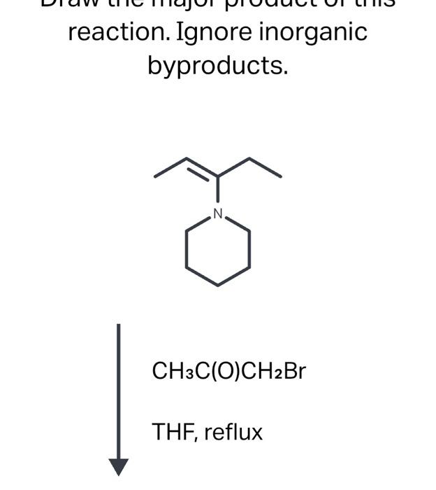 Solved Draw the major product of this reaction. Ignore | Chegg.com