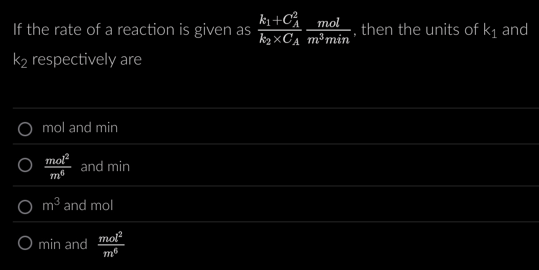 If the rate of a reaction is given as | Chegg.com