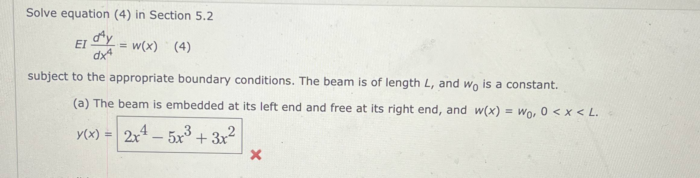 Solved Solve equation (4) ﻿in Section | Chegg.com