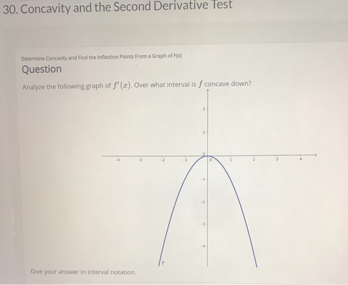 Solved 30. Concavity and the Second Derivative Test | Chegg.com