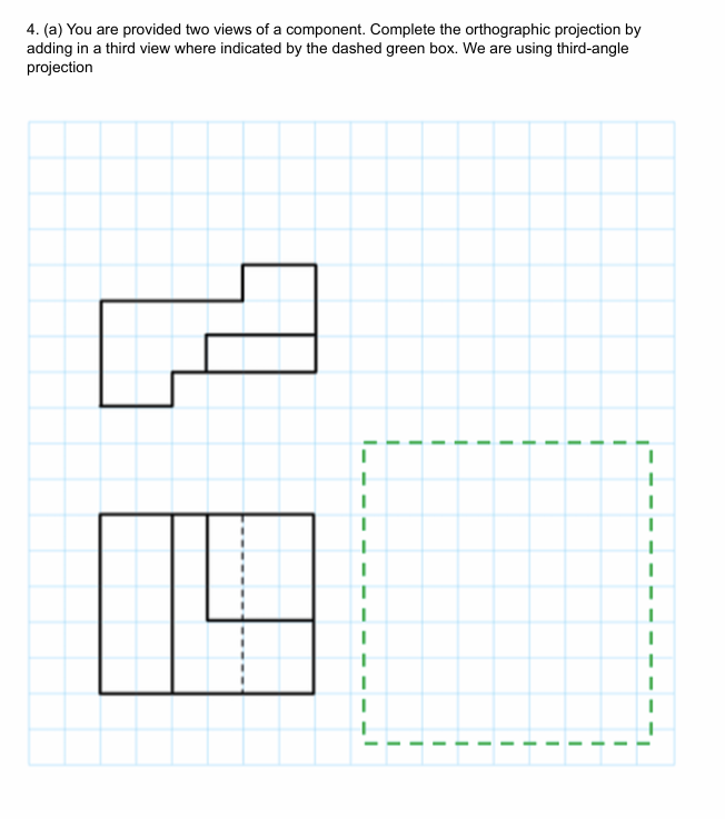 (a) ﻿You are provided two views of a component. | Chegg.com