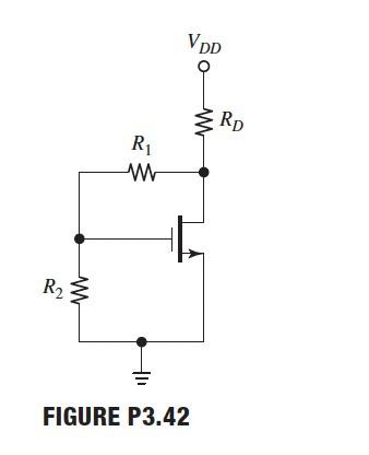 Solved 3.42 In the circuit of Fig. P3.42 let Vpp = 10 V, R₁ | Chegg.com