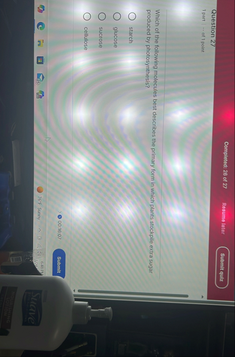 Solved Completed: 26 ﻿of 27Resume InterQuestion 271 ﻿part .- | Chegg.com