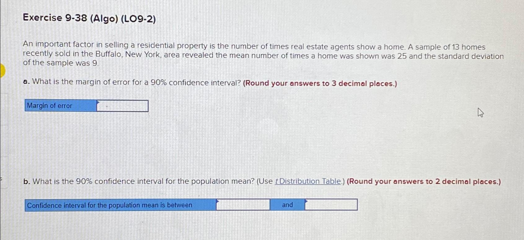 Solved Exercise 9-38 (Algo) (LO9-2)An important factor in | Chegg.com