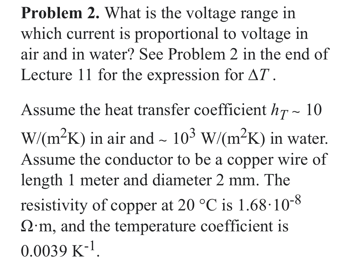 Solved Problem 2. ﻿What is the voltage range in which | Chegg.com