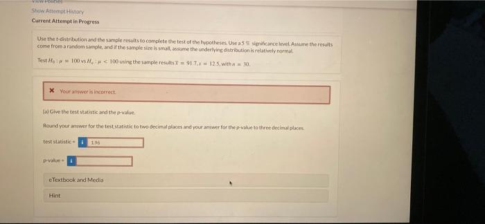 Solved Show Attempt History Current Attempt in Progress Use | Chegg.com