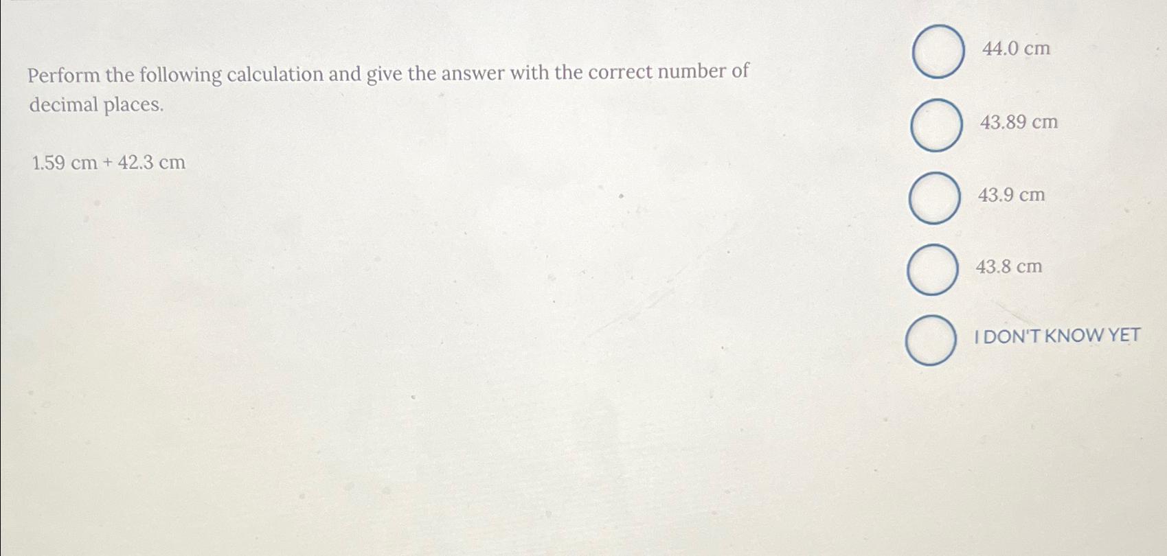 Solved Perform the following calculation and give the answer | Chegg.com