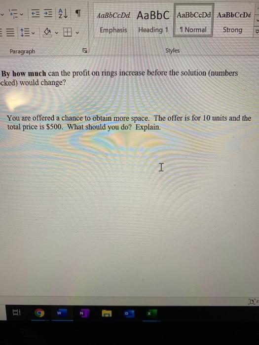 Solved E AL AaBbCcDd AaBb C AaBbCcDd AaBbCcDd Emphasis | Chegg.com