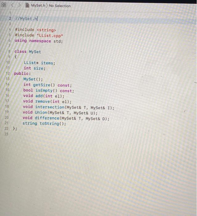 Solved A set is a collection of unordered items that | Chegg.com