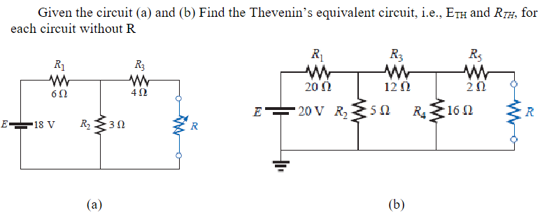 Solved Solve ( ﻿Given the circuit (a) ﻿and (b) ﻿Find the | Chegg.com