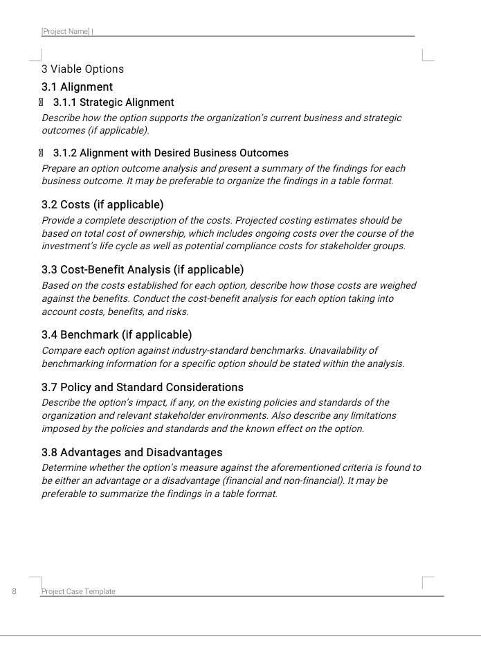 Solved Project Name] | Executive Summary Provide an | Chegg.com