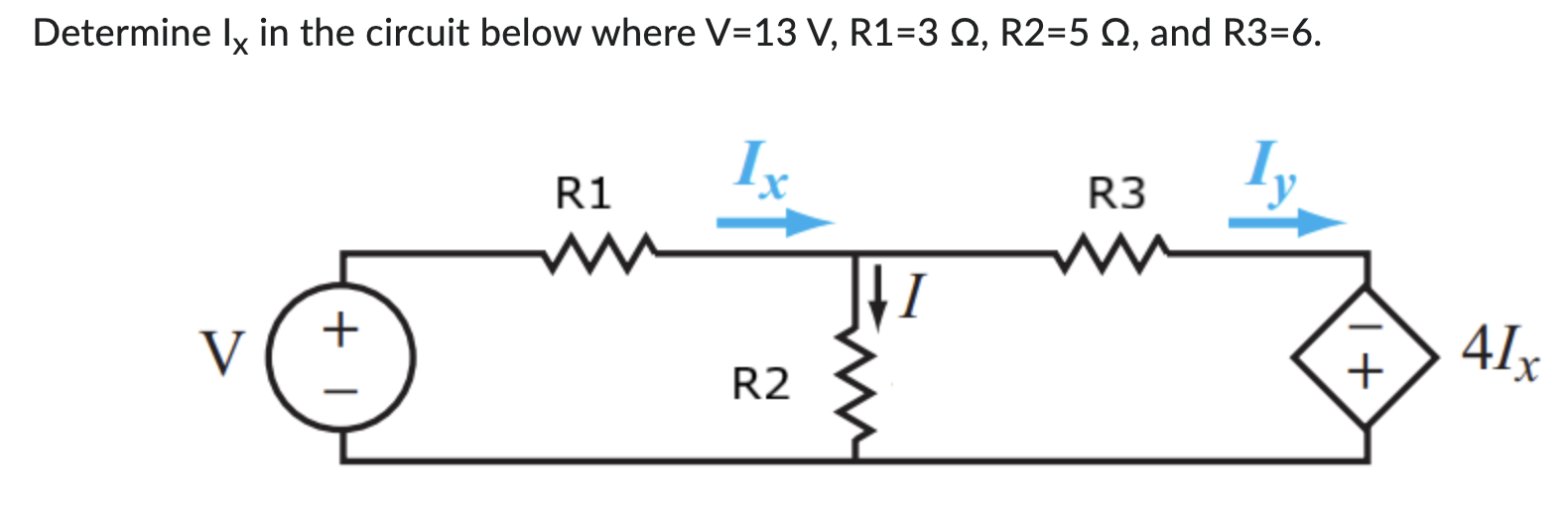 Solved Determine Ix ﻿in the circuit below where | Chegg.com