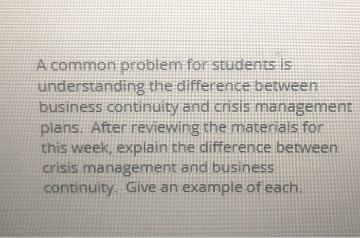 Solved A common problem for students is understanding the | Chegg.com Solved A common problem for students is understanding the | Chegg.com
