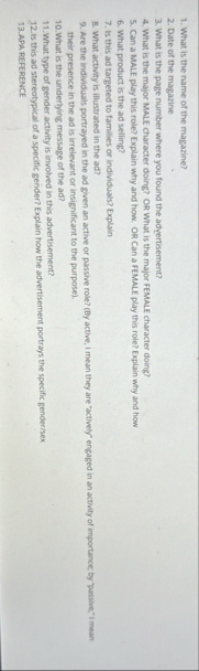 What is the name of the magazine?Date of the | Chegg.com