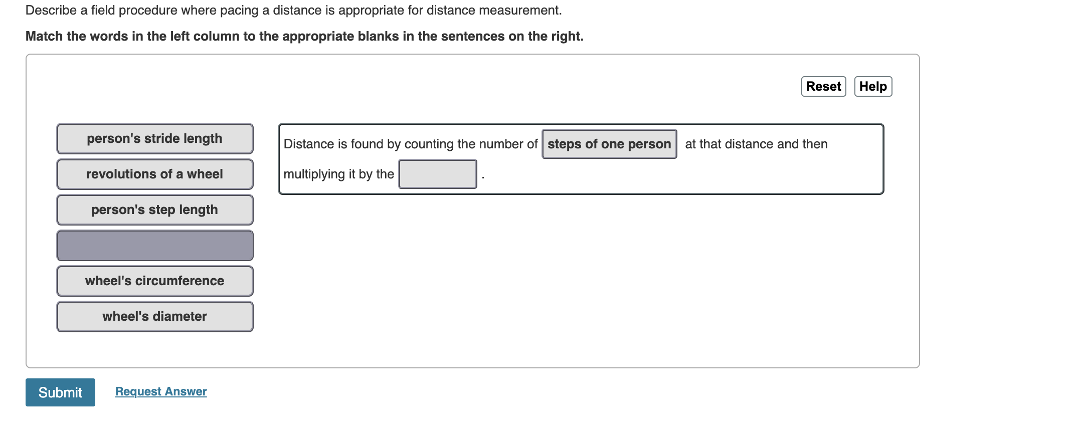 Solved Describe a field procedure where pacing a distance is | Chegg.com