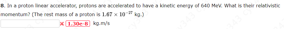 Solved In a proton linear accelerator, protons are | Chegg.com