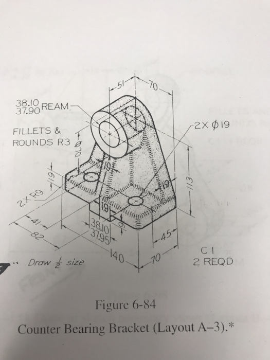 Solved 151 70 38.10 po 37.90 REAN 2x 019 FILLETS & ROUNDS | Chegg.com