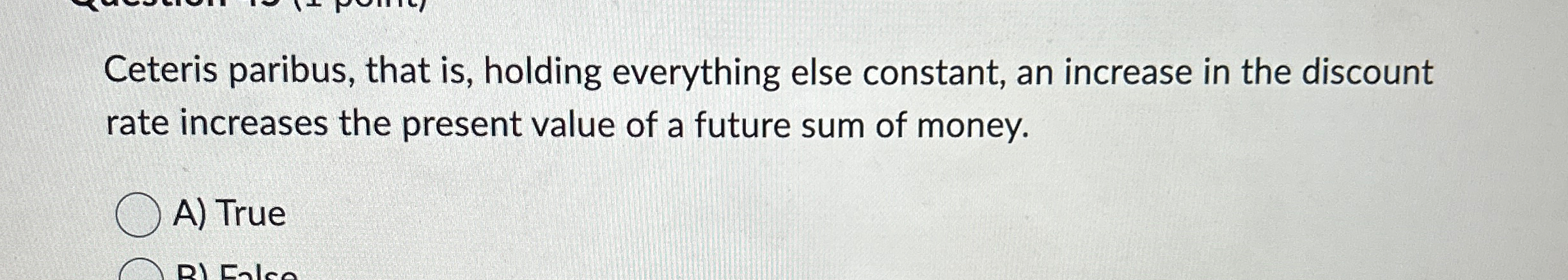 Solved Ceteris paribus, that is, ﻿holding everything else | Chegg.com