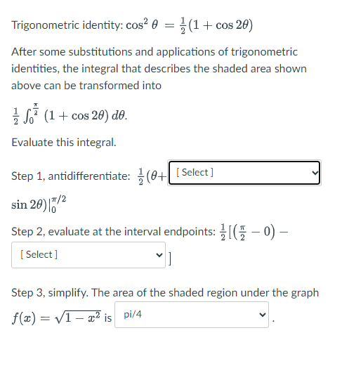 Solved Trigonometric identity: cos^2 | Chegg.com