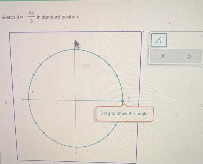 Solved Sketch θ=−24π in standard position.Use a cofunction | Chegg.com