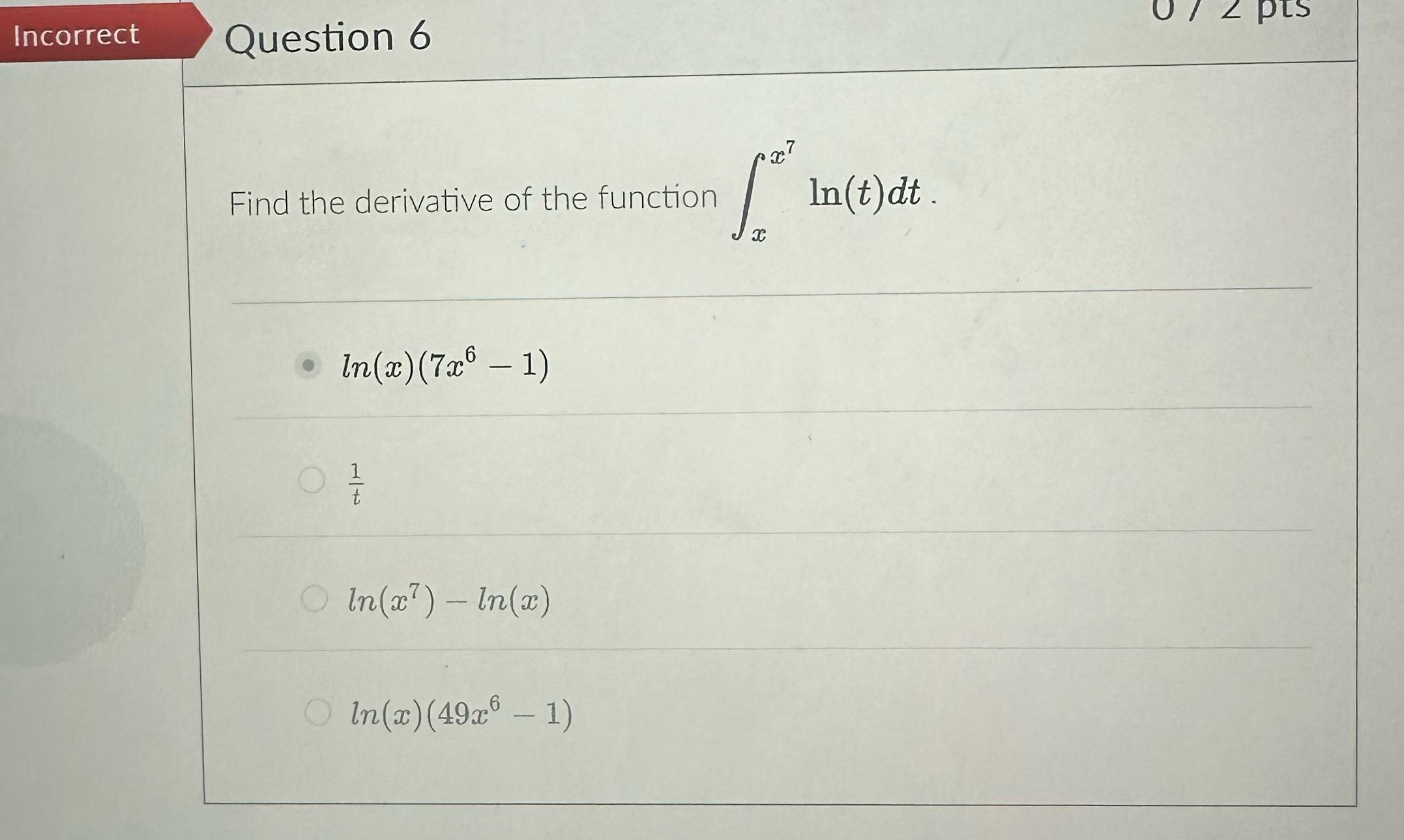Solved Question 6Find the derivative of the function | Chegg.com
