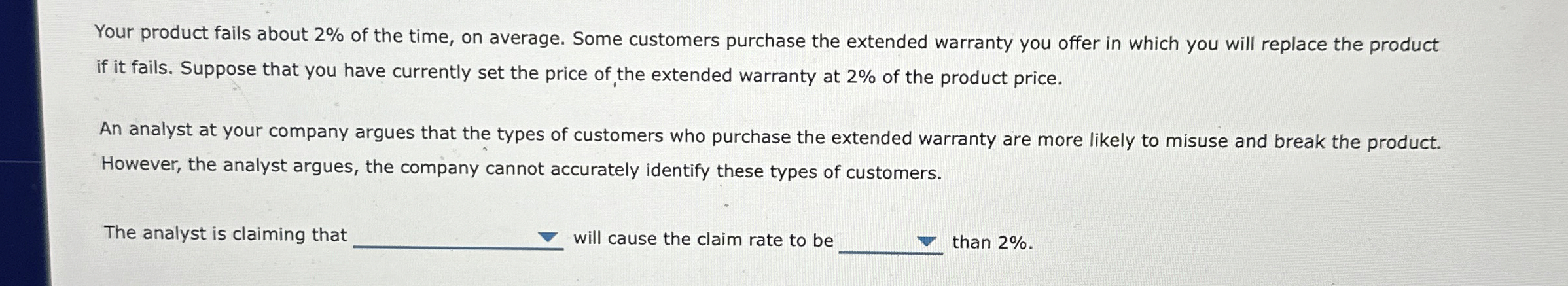 High Quality SOLUTION Your product fails about 2% ﻿of the time, on average. | Chegg.com