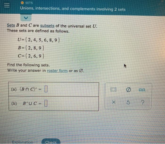 Solved SETS Unions, intersections, and complements involving | Chegg.com Solved SETS Unions, intersections, and complements involving | Chegg.com