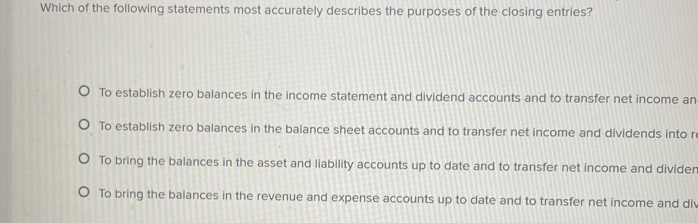 Solved Which of the following statements most accurately | Chegg.com